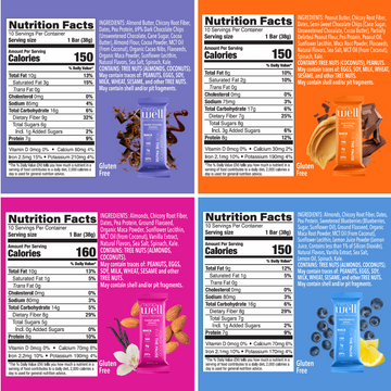 MenoWell Menopause Bars - Variety Pack