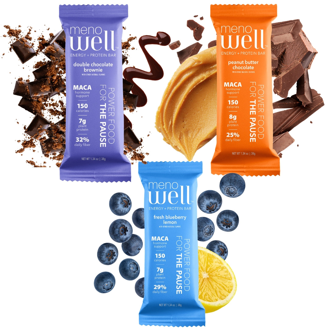 MenoWell Menobars - Variety Pack 30 Count Bundle